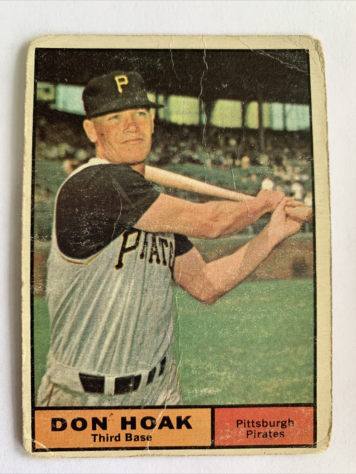 1961 Topps Baseball Card #230 Don Hoak Pittsburgh Pirates F/G Free ...