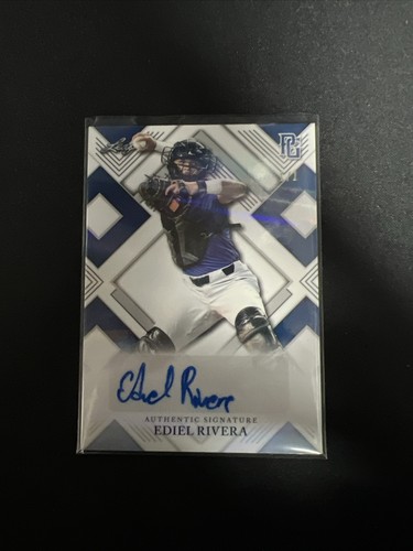 2023 Leaf Perfect Game National Showcase Ediel Rivera Auto 1/1 | eBay