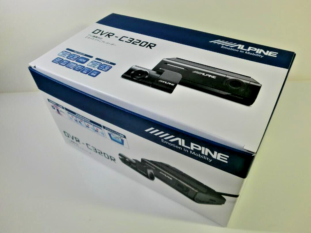 Alpine DVR-C320R WiFi & GPS Stealth Dash Camera Front & Rear 1080p HD ...