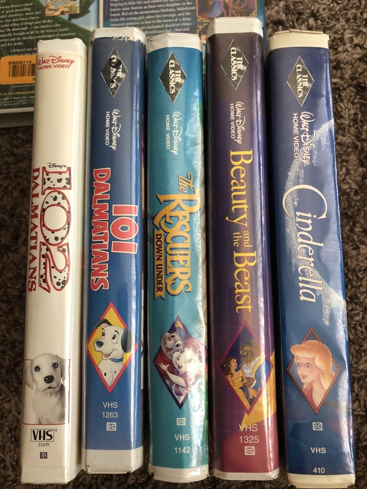 15 WALT DISNEY Black Diamond Masterpiece Gold COLLECTION VHS TAPES RARE ...