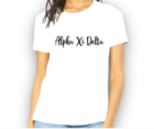 ALPHA XI DELTA Sorority Greek Shirt (Bella+Canvas) Sizes S, M, L *NWT ...