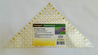 Omnigrid Ultimate Accuracy Ruler, Half Square Triangle, Blocks Up to 8 ...