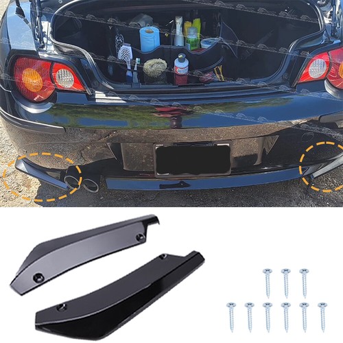 For Z1 Z3 Z4 Z8 Coupe Gloss Rear Bumper Diffuser Spats Spoiler Splitter ...