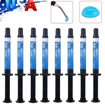 Dental Temporary Flow Light Cure Filling Composite Resin Blue DENTEX 2 ...