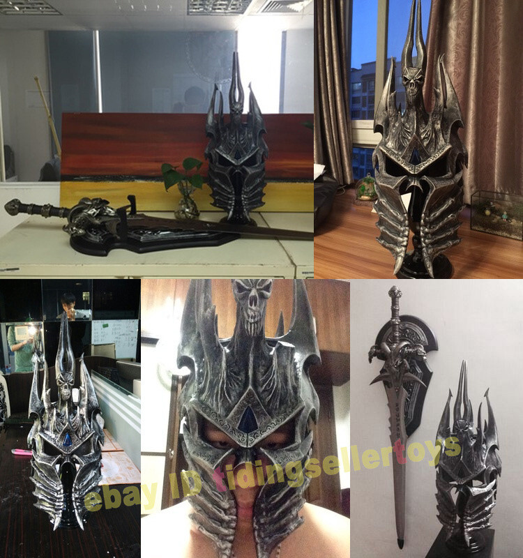 WOW Helm of Domination Lich King Death Knights 1:1 Life Size Helmet ...