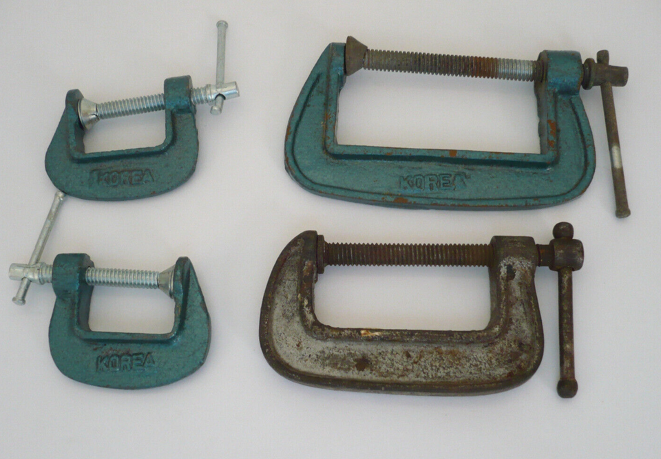 Vintage Assorted Clamps 1" 2" 2 1/2" Judd & No Name | eBay