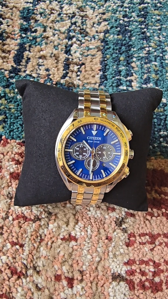 Citizen Blue Dial Sapphire Crystal Chronograph Date Men's Watch CA4544 ...