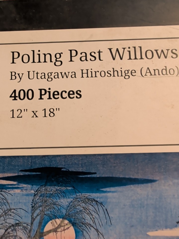 nautilus wooden puzzle. Poling Past Willows 400 Pieces | eBay