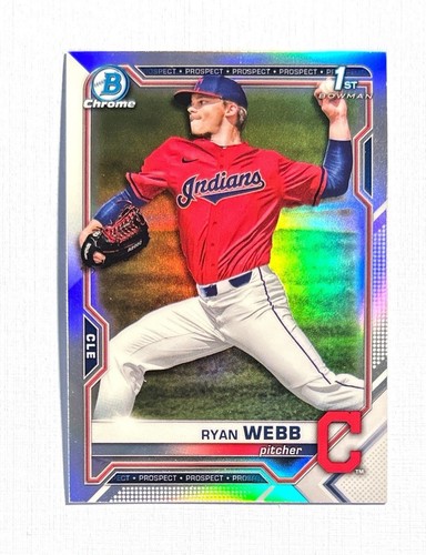 Ryan Webb ~ 2021 Bowman Chrome ~ Chrome Refractor #BDC-57 1st Bowman | eBay