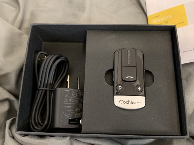 Cochlear BTB-2 Black Wireless Portable United Phone Clip Resound ...