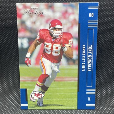 2003 Playoff Prestige Tony Gonzalez #69 HOF | eBay