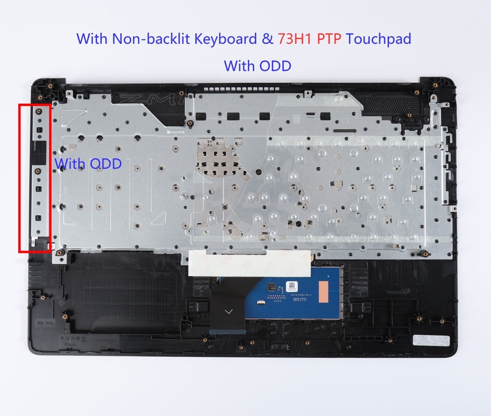 Palmrest For HP 17BY 17-BY 17-CA W/Keyboard & PTP Touchpad L92780-001 ...