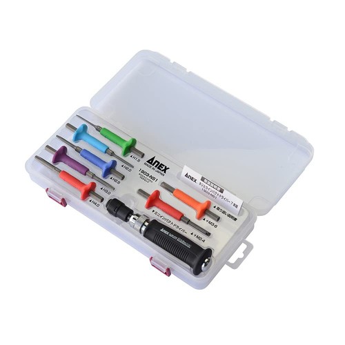 ANEX Impact Driver Mini Removing Screw 7 pcs Set 6.35mm(1/4") AK-22N ...