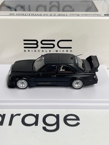 BSC Briscale Micro Mercedes Benz 190E EVO II Black 1:64 Diecast | eBay