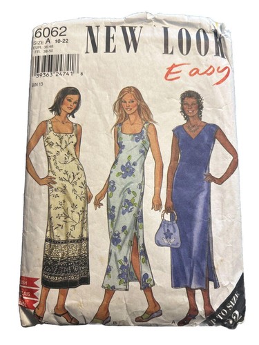 Simplicity New Look Pattern 6062 Misses' Sleeveless Dresses Sizes 10-22 ...