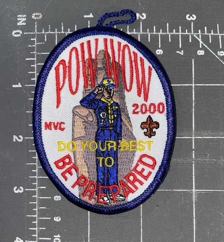 POW WOW 2000 Patch BSA Boy Scouts Miami Valley Council MVC Ohio Be ...