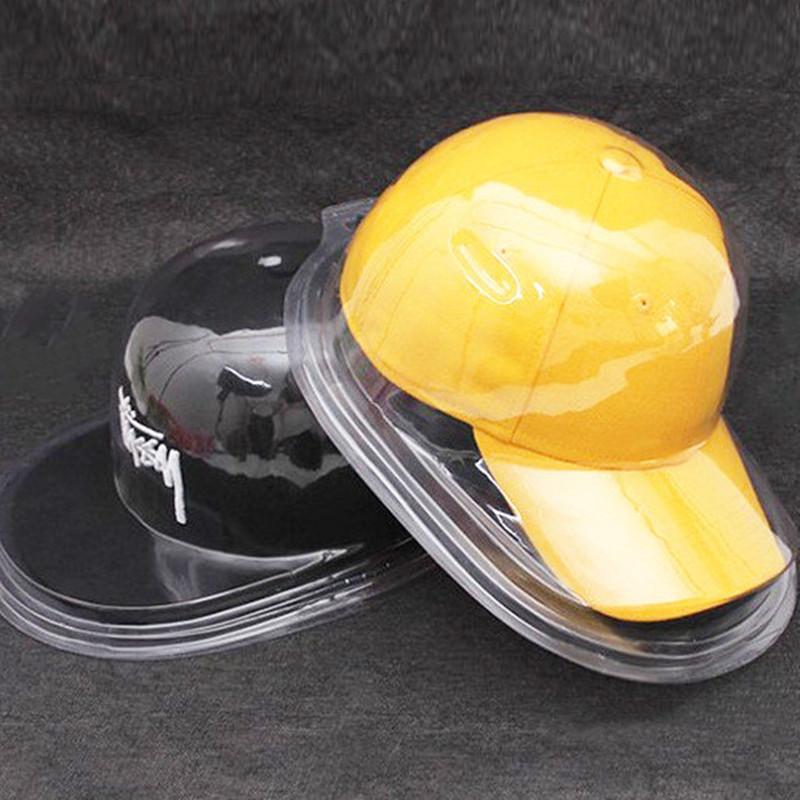 4 X Plastic Baseball Cap Transparent Protectors or Display Case ...