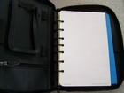 DAY TIMER BLACK 7 RING BINDER PLANNER ZIP 10" X 7" DAYTIMER | eBay