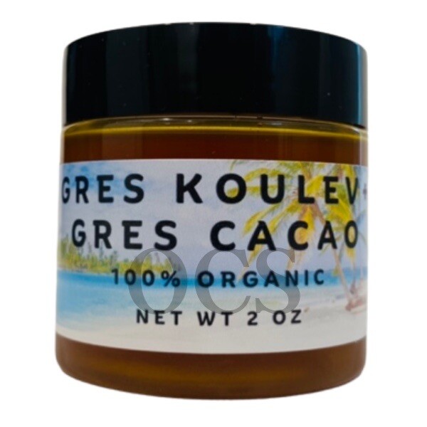 HAITIAN GRES CACAO oil with 100% natural SNAKE (KOULEV) oil ORGANIC (2 ...