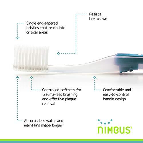 Nimbus Extra Soft Toothbrushes compact Size Head Periodontist Design ...