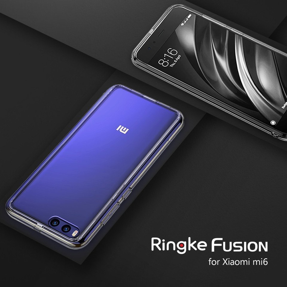 For Xiaomi Mi 6 | Ringke [FUSION] Clear PC Back Shockproof Protective ...