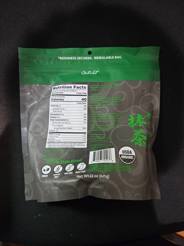 Nutri-hut Organic Sweet Matcha Premium Grade Green Tea 22 oz USDA ...