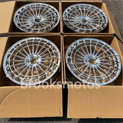 20" NEW CHROME WHEELS RIMS FIT MERCEDES BENZ W222 W223 S CLASS S580 ...