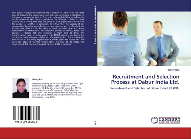 Recruitment And Selection Process At Dabur India Ltd. von Nancy Rao ...