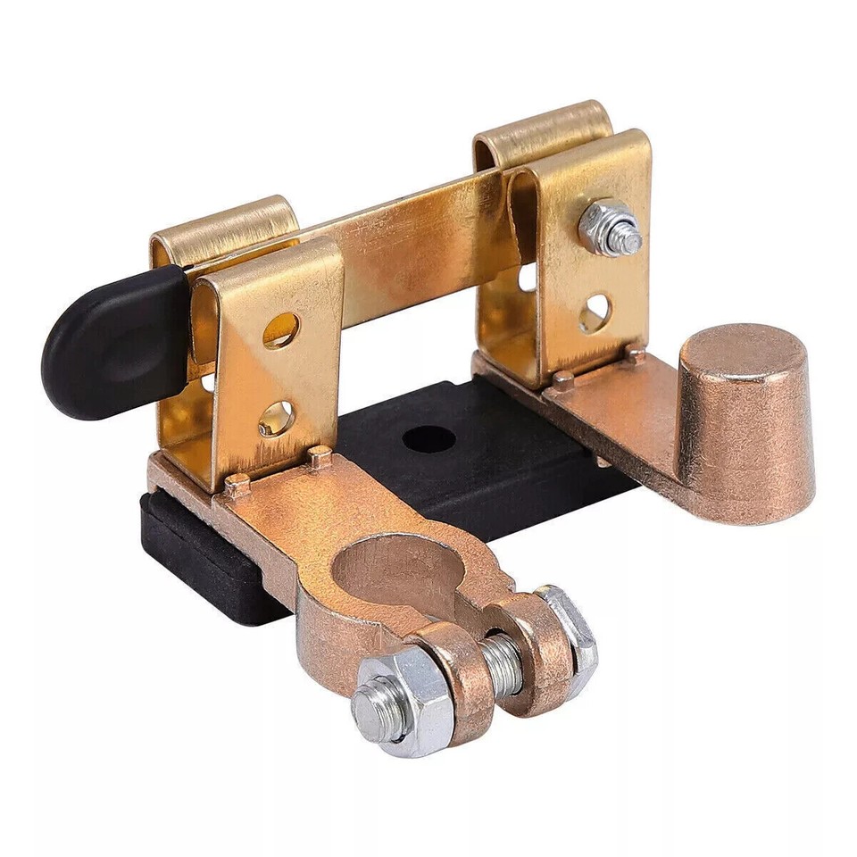 2 X Car Battery Disconnect Knife Blade Switch Top Post Heavy Duty Shut ...