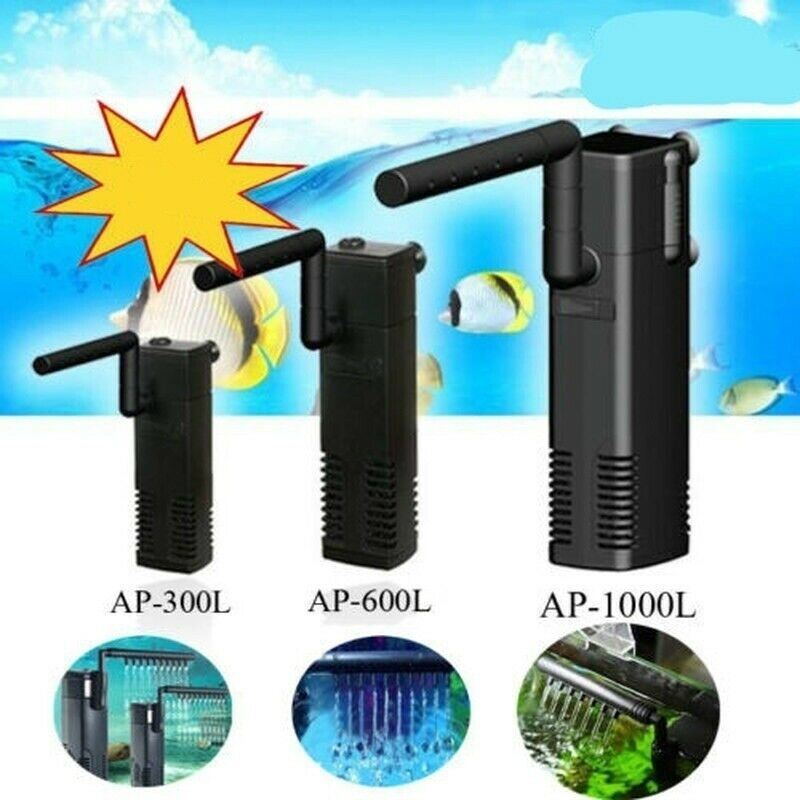 Aquarium Internal Submersible Fish Tank Filter - Spray Bar Filtration ...