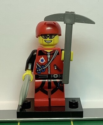 LEGO Minifigure Mountain Climber Series 11 with Accessories | eBay