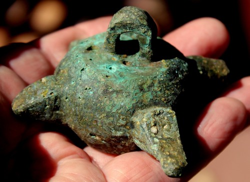 Old Medieval Middle Ages Bronze Mace Head Fighting Weapon Blacksmith ...