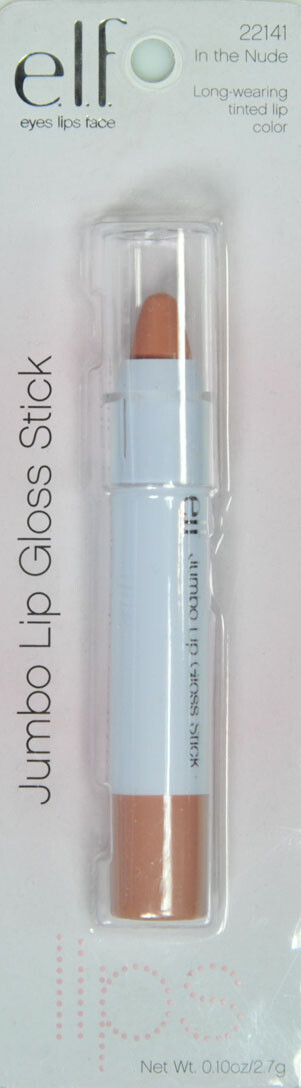 ELF Jumbo Lip Gloss Stick Long Wearing Tinted Lip Color IN THE NUDE ...