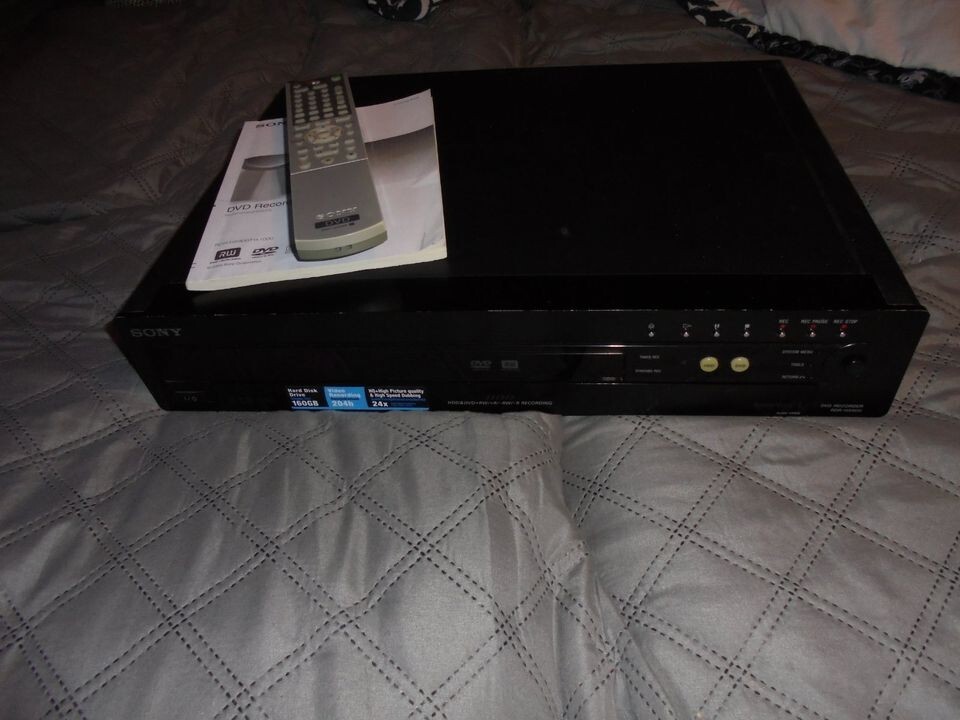 Sony DVD Recorder HDD Festplatten Rekorder mit Fernbedienung | eBay.de