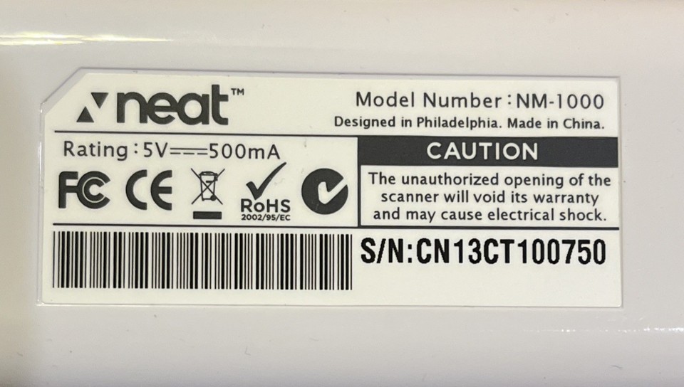 Neat Receipts Mobile Receipt Scanner and Digital Filing System PC/MAC ...