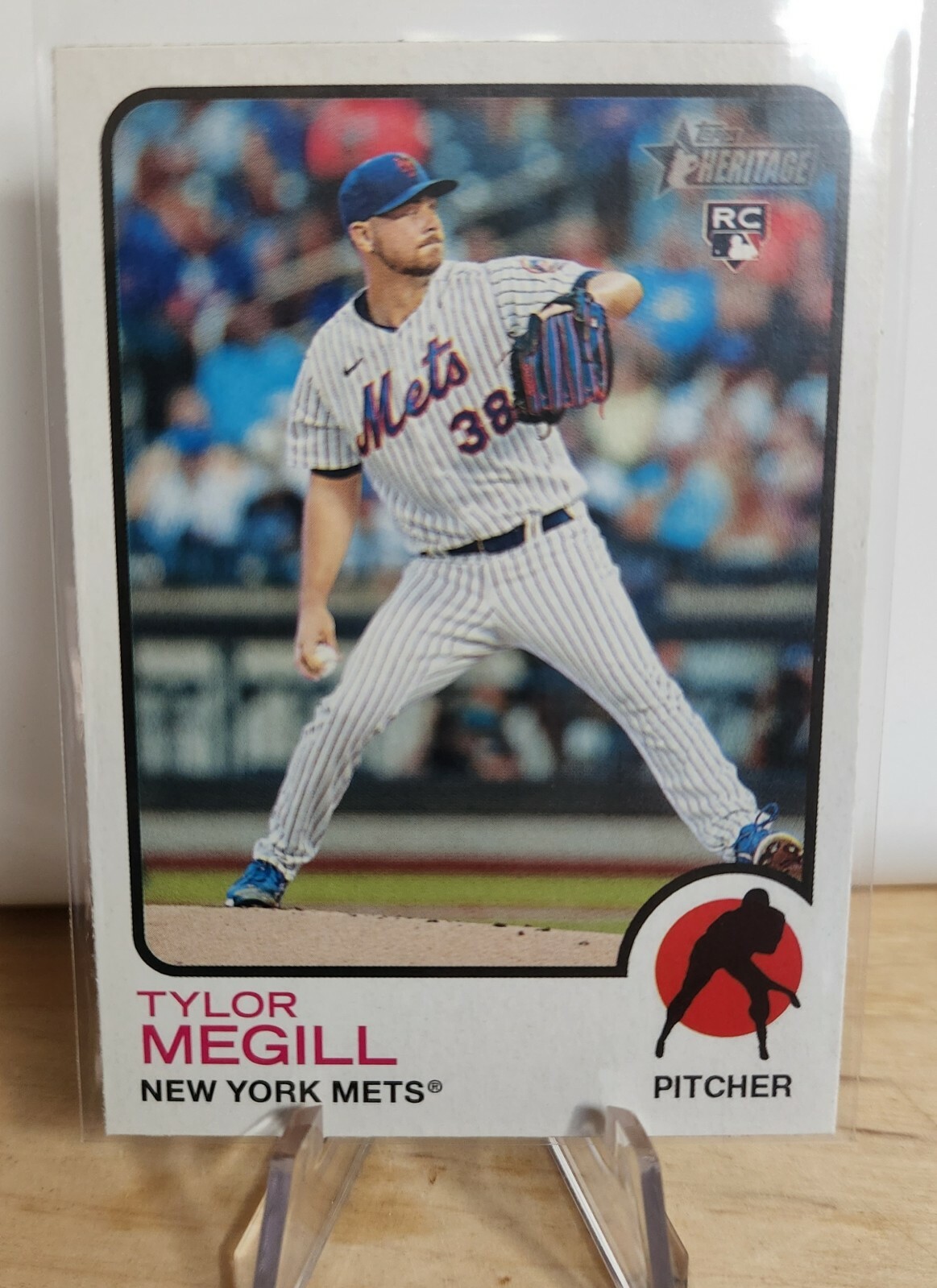 2022 Topps Heritage Tyler Megill #140 ROOKIE - Mets | eBay