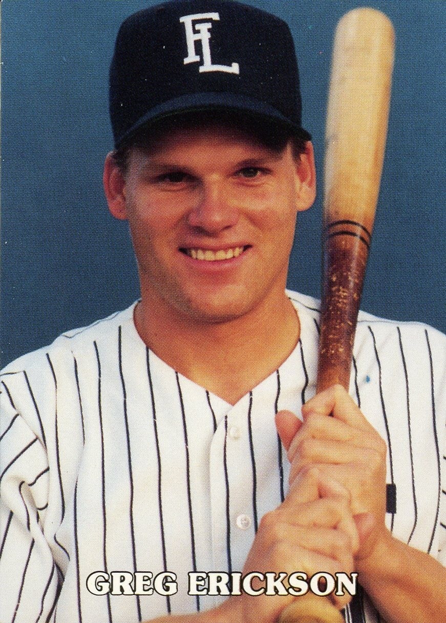 1992 Team Issue Fort Lauderdale Yankees GREG ERICKSON RC YANKEES | eBay
