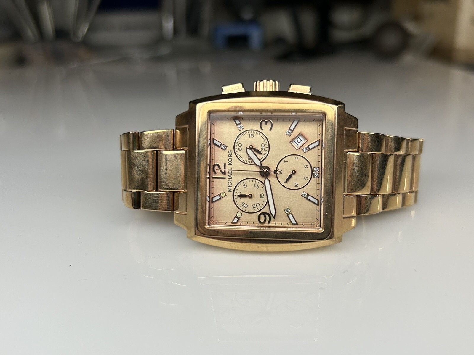 Michael Kors Womens Chronograph Rose Gold Watch MK5331 for sale online ...