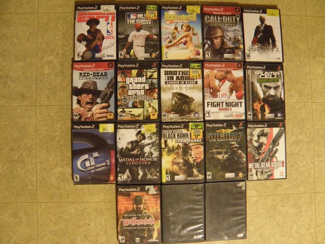 (Lot of 17) PS2 Official Game Cases + 1 Blockbuster Video Case | eBay