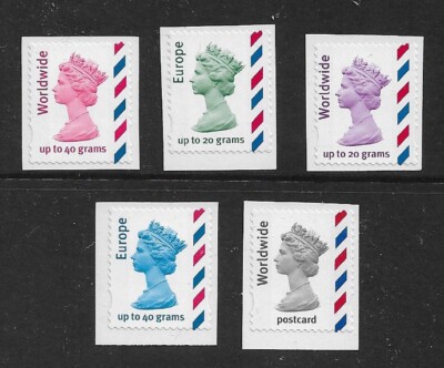 GREAT BRITAIN BOOKLET STAMPS OVERSEAS MNH SET 2003-10 (2357A-2359 ...