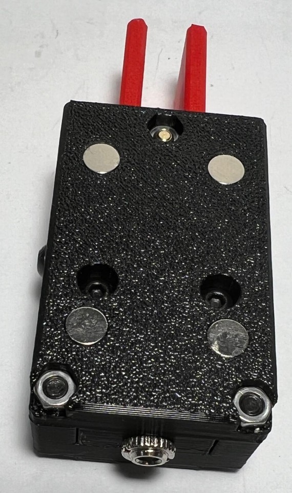 KM4CFT Iambic paddle KIT CW Morse code with RED or BLUE levers, magnets ...