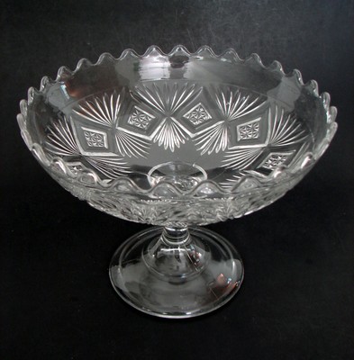 EAPG Early American Pattern Glass Bryce Higbee Melrose Sheaf & Diamond ...