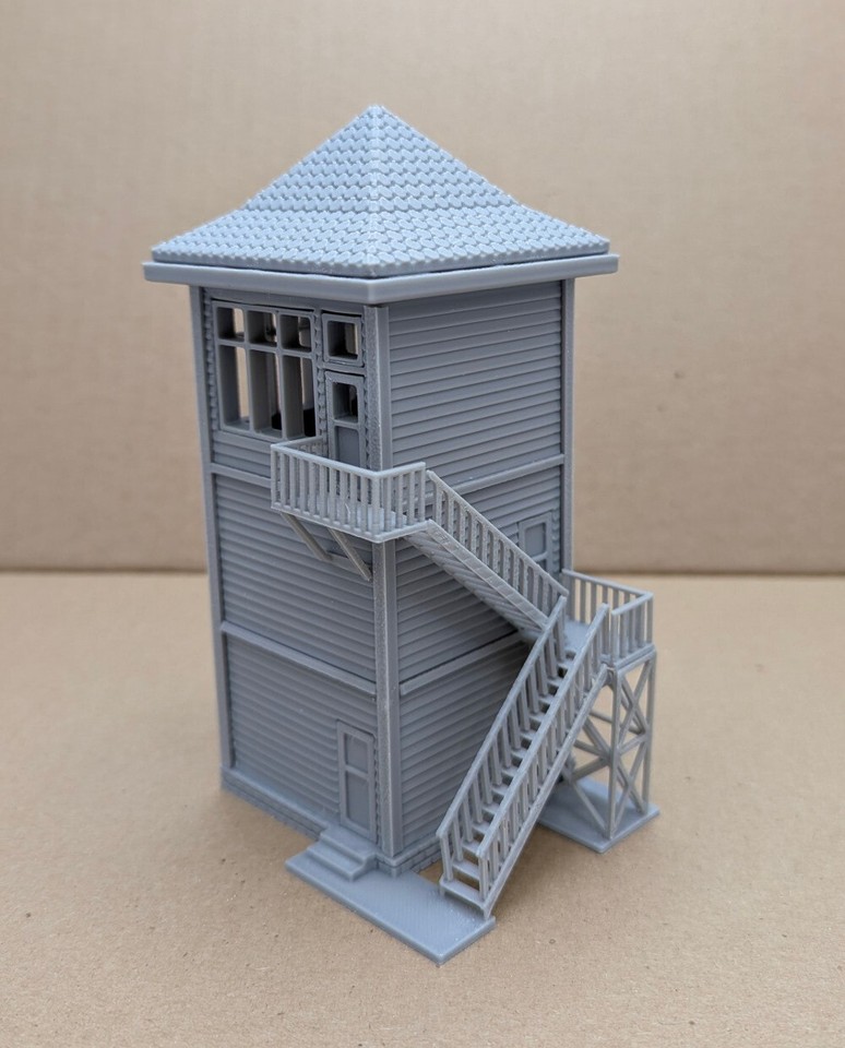S Scale Train Signal Tower Building 3d Printed Model Kit | eBay