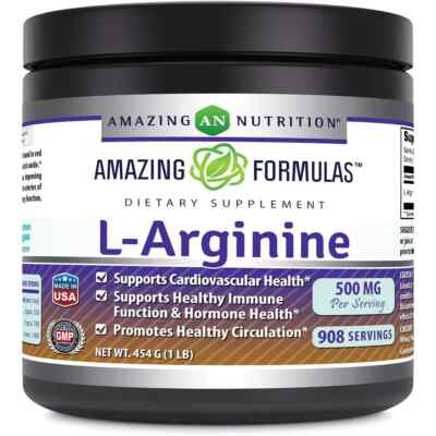 Amazing Nutrition Amazing Formulas L-Arginine Essential Amino Acid ...