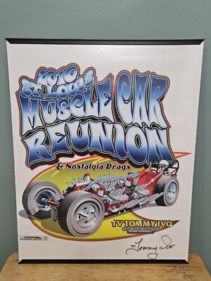 NHRA Poster Autographed By Tommy Ivo | eBay