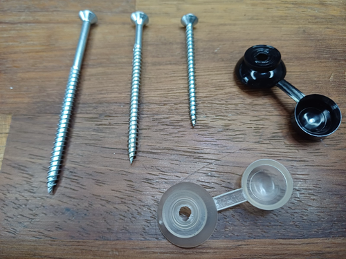 50/63/75MM CORRUGATED SHEET FIXING SCREWS & CLEAR or BLACK CAPS | eBay UK
