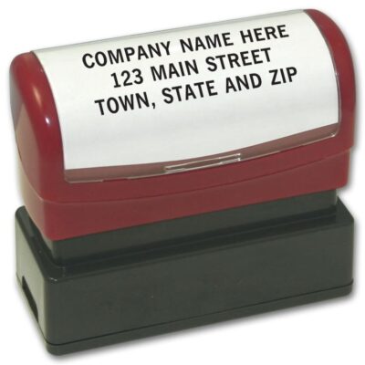 1132339 3 Line Custom Stamp Pre-Inked Stamp | eBay