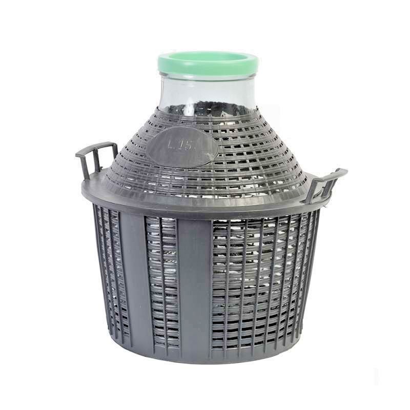 10l to 34l Demijohn NEW GLASS Carboy WIDE NECK To Make Wine Free FAST P ...