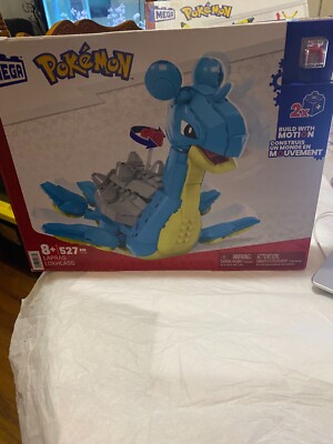 MEGA Lapras Pokémon Action Figure Building Toys Set 527 Pieces Pokemon ...