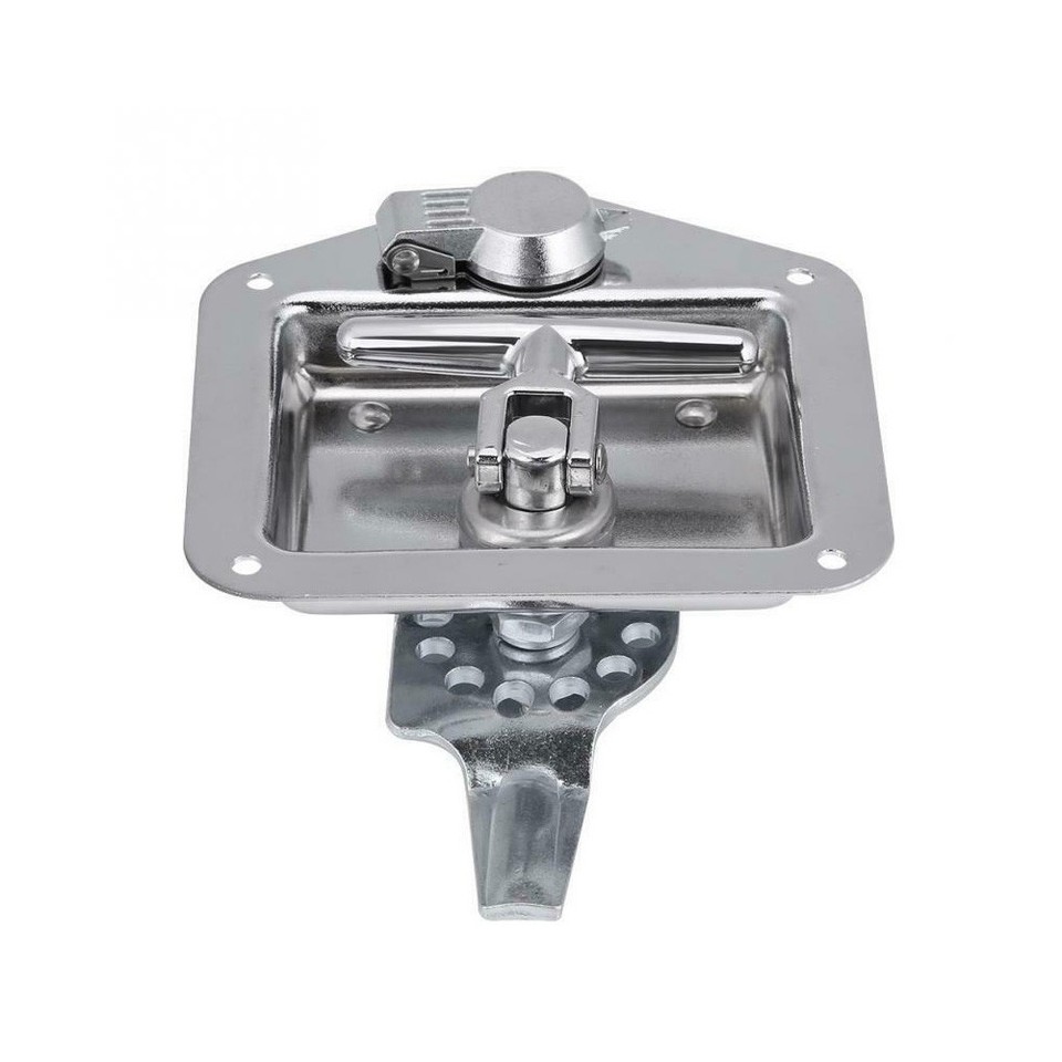 2PACK Silver T Handle Lock & Studs Flush Mount, Stainless Steel Tool ...